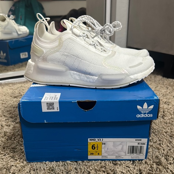 adidas | Shoes | Nwt Adidas Nmd V3 White Iridescent Sneakers | Poshmark